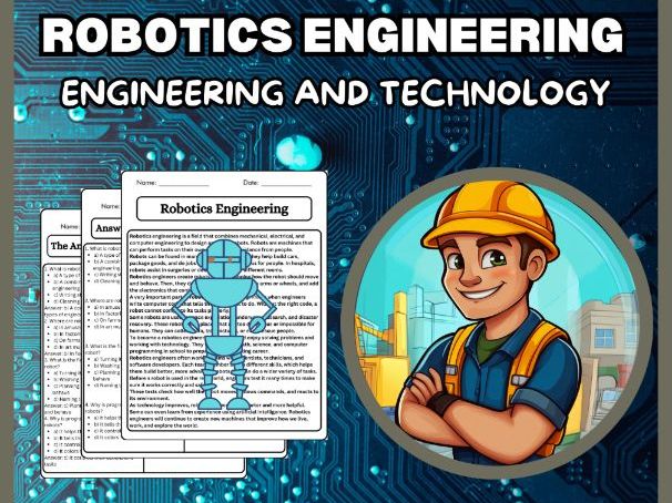 Robotics Engineering Reading Comprehension Passages & Questions ...