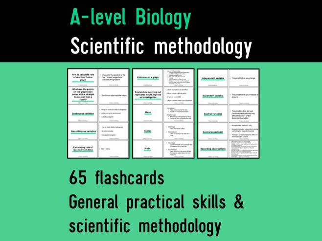 A-level Biology Practical Skills Scientific Methodology Flashcards ...