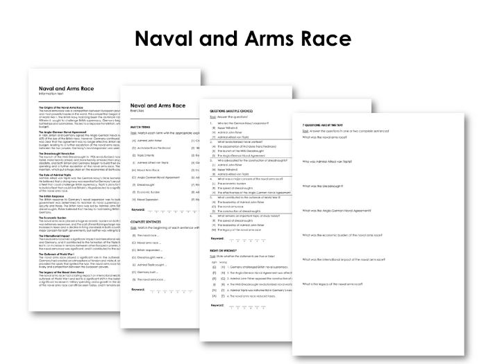 Naval and Arms Race | Teaching Resources
