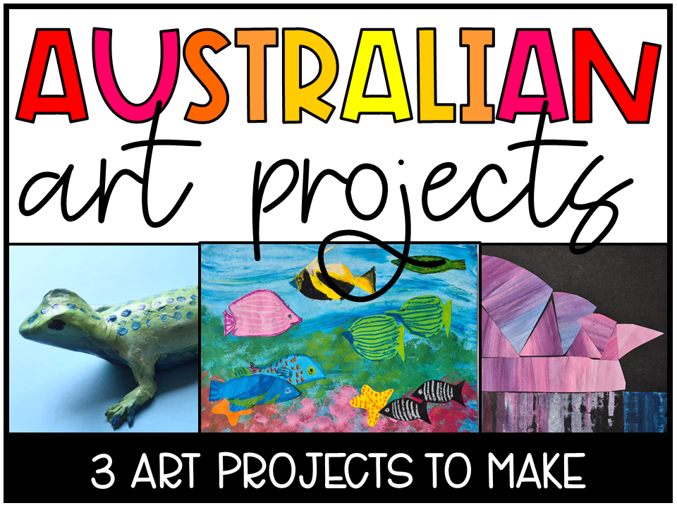Art Around the World Australia Year 2,3,4,5,6 Australian Art Projects ...