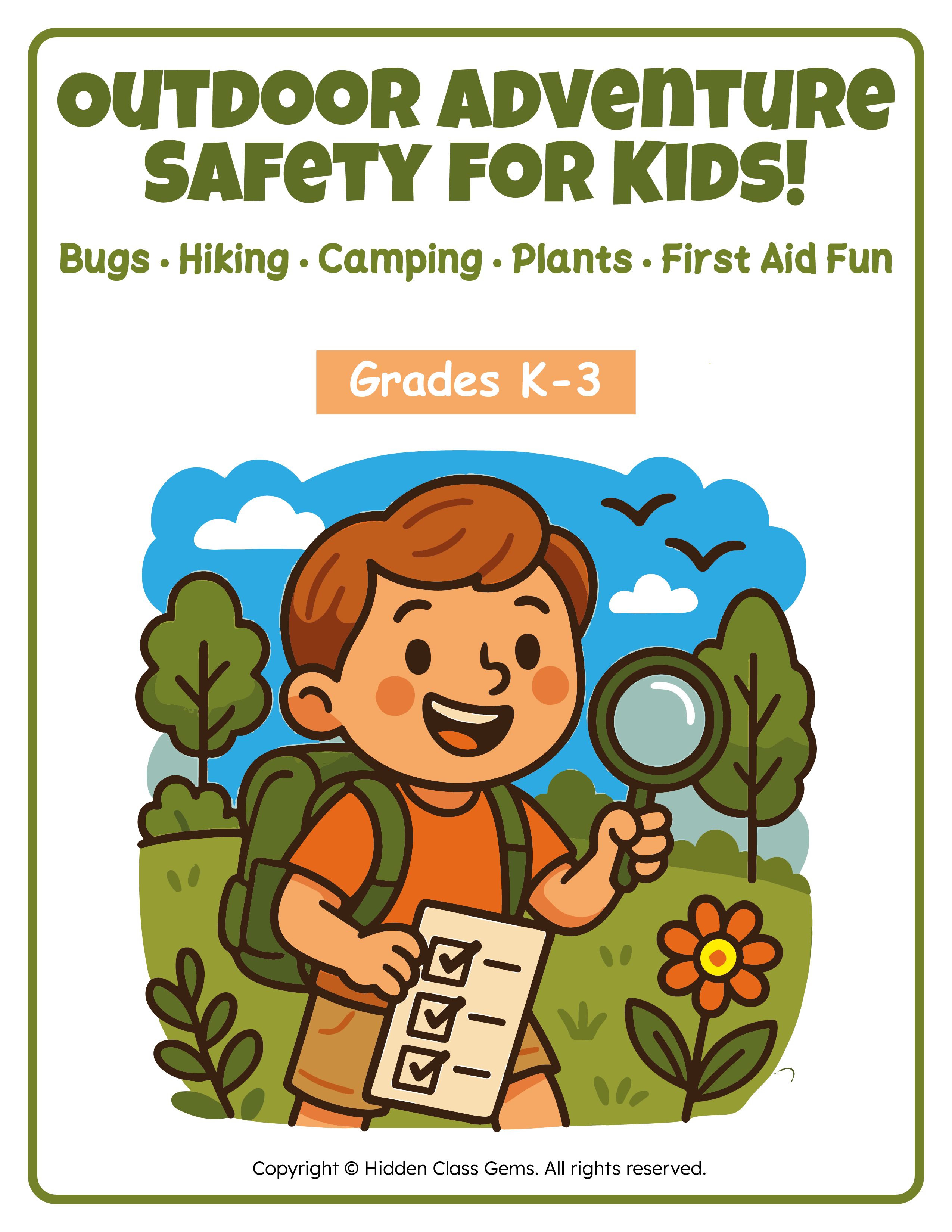 Outdoor Safety & Hiking Activities | Teaching Resources
