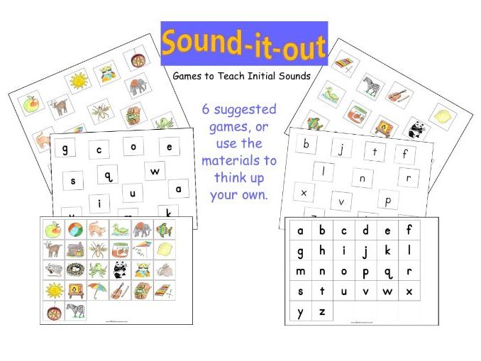 Games to teach initial sounds | Teaching Resources