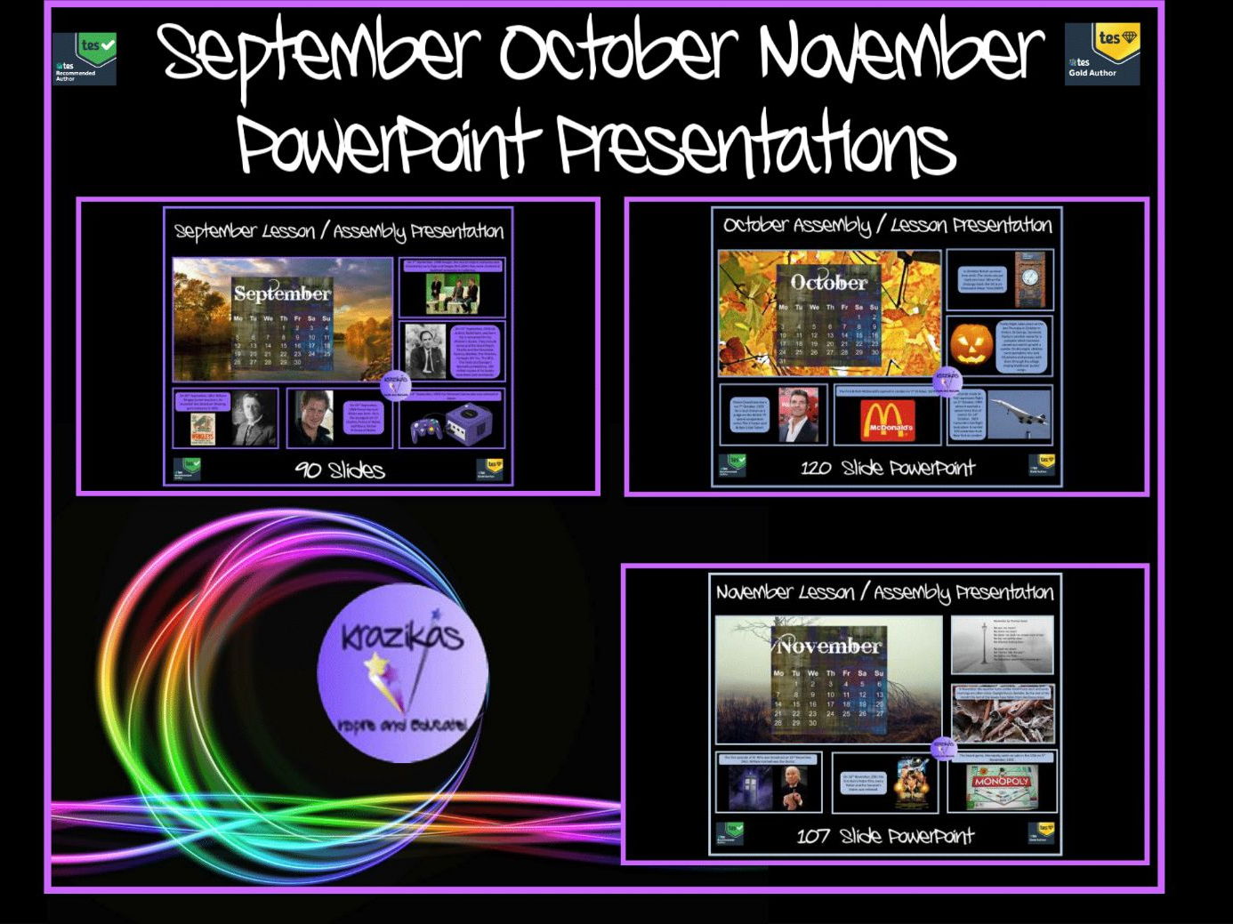 September, October, November Assemblies | Teaching Resources