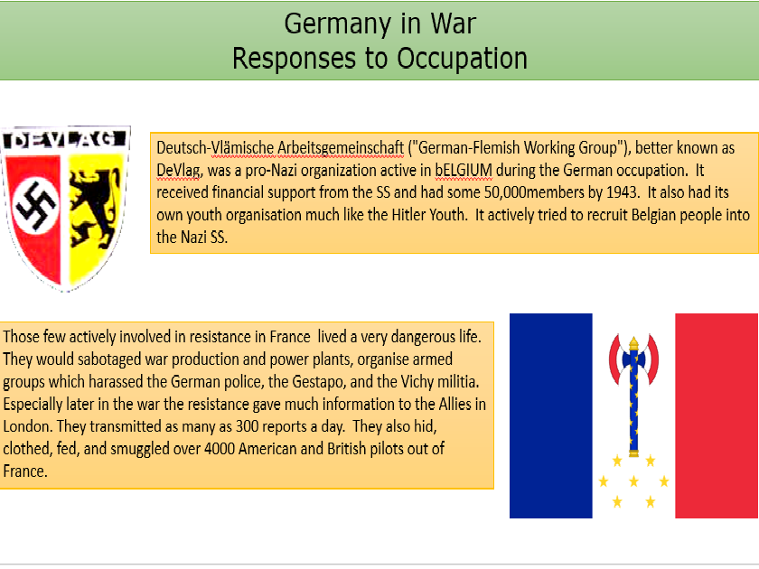 Nazi Occupation Of Europe - Collaboration, accommodation, resistance ...