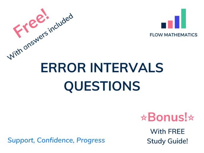 Error intervals (Rounding & Truncating) | Teaching Resources