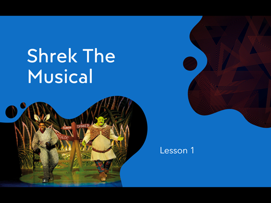 Musical Theatre PowerPoint KS3 - Shrek x5 Lessons | Teaching Resources