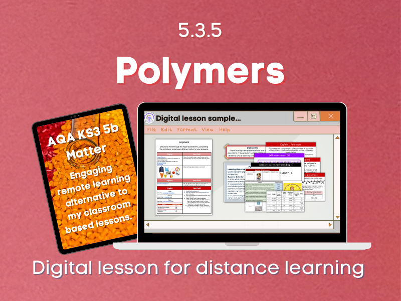 Polymers Lesson bundle | Teaching Resources