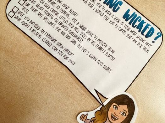 Year 5 WICKED writing Bitmoji Bubble | Teaching Resources