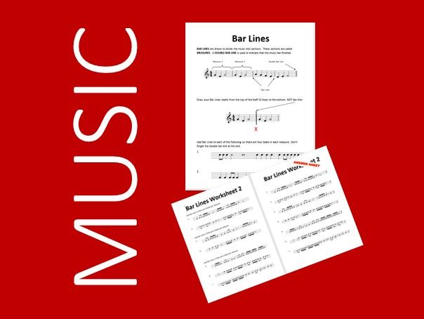Music Bar Lines | Teaching Resources