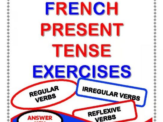 French Present Tense Exercises | Teaching Resources