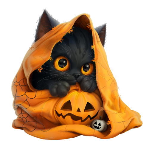 Halloween Animal Clip Art For Teachers, Parents, 300dpi-perfect for ...