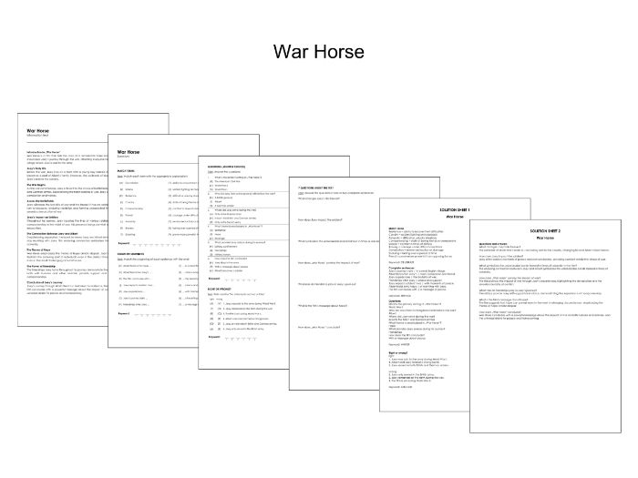 The Movie "War Horse" | Teaching Resources