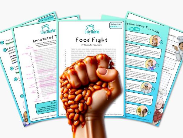 Food Fight - LinkyThinks Reading Comprehension | KS2, KS3, SATs, 11 ...