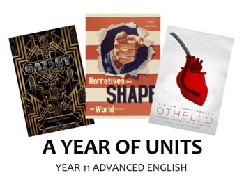 A Year of Units - Year 11 Advanced English | Teaching Resources