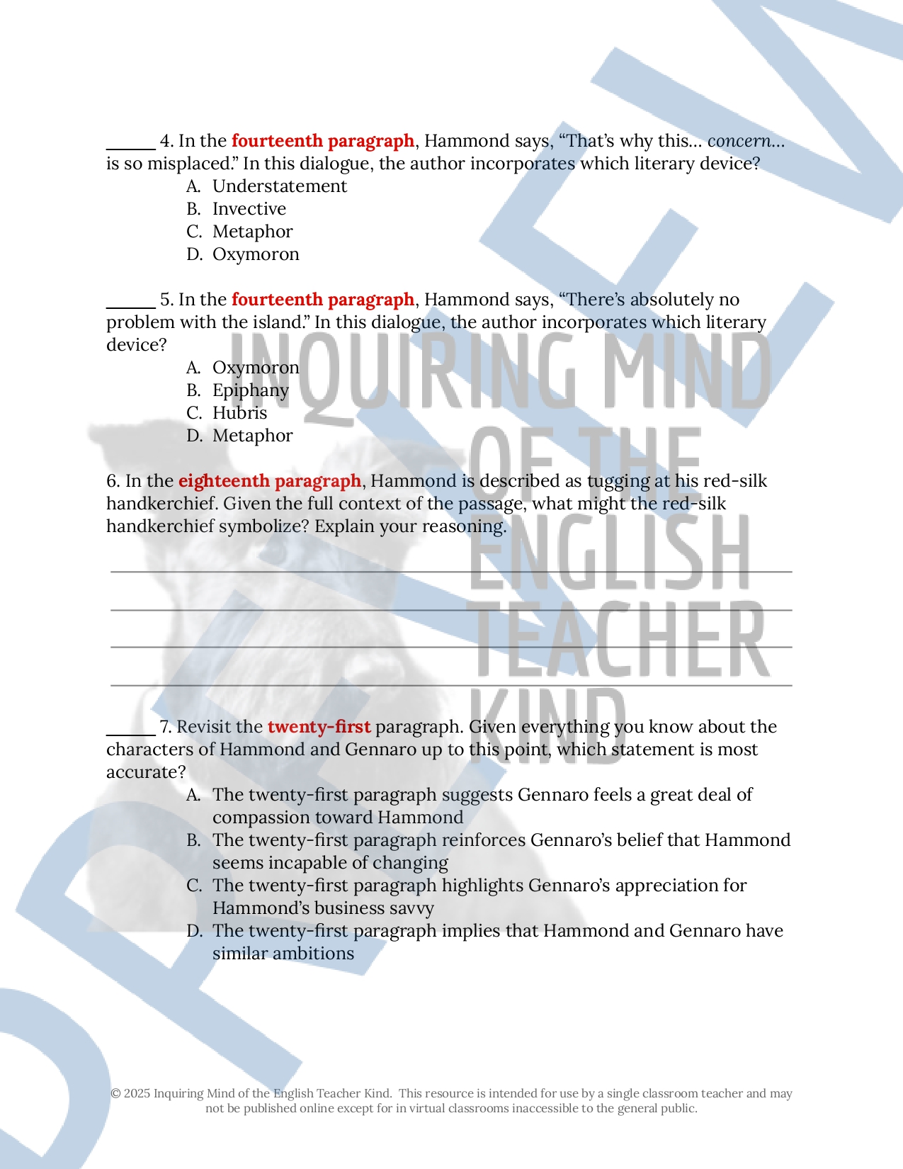 Jurassic Park by Michael Crichton Chapter 10 Close Reading Analysis ...