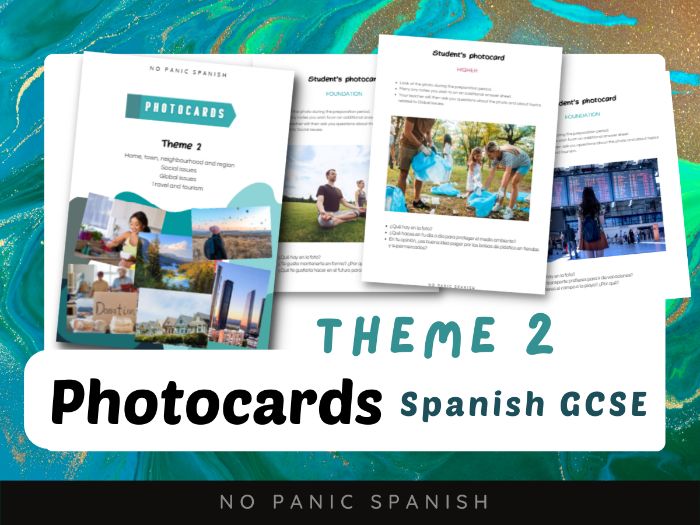 PHOTOCARDS Spanish GCSE Speaking Teaching Resources