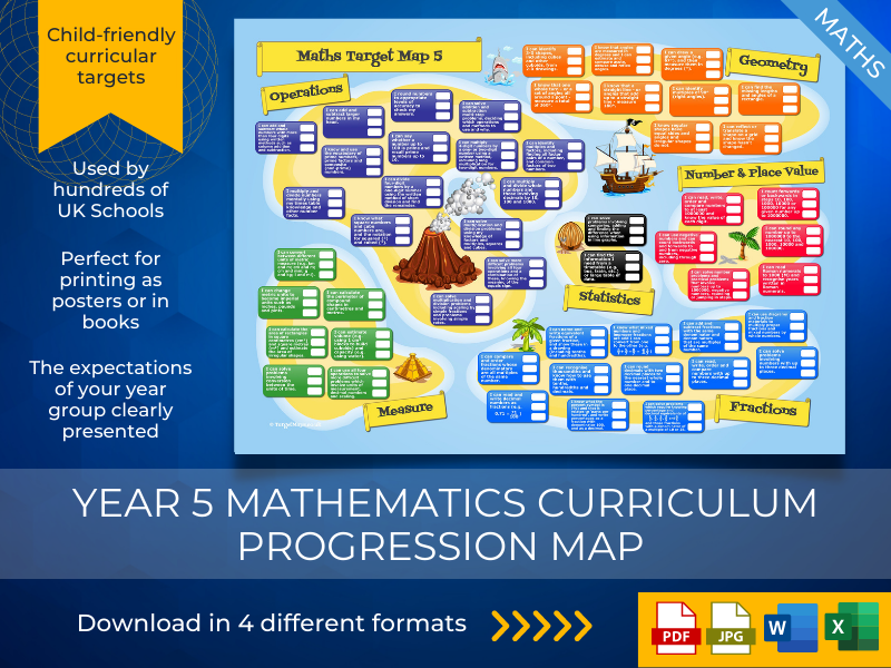 Year 5 Mathematics Progression Map Pirate Theme Teaching Resources Year 5 Mathematics Progression Map Pirate Theme Teaching Resources