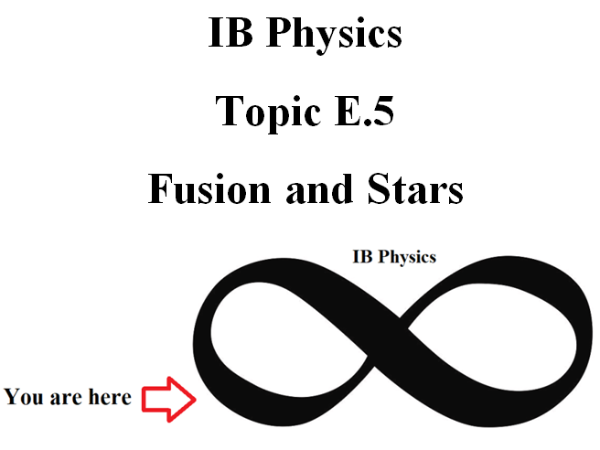 IB Physics Topic E.5 Fusion and Stars | Teaching Resources