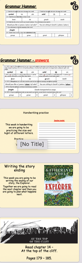 The Explorer - Katherine Rundell - Week 6 Planning | Teaching Resources