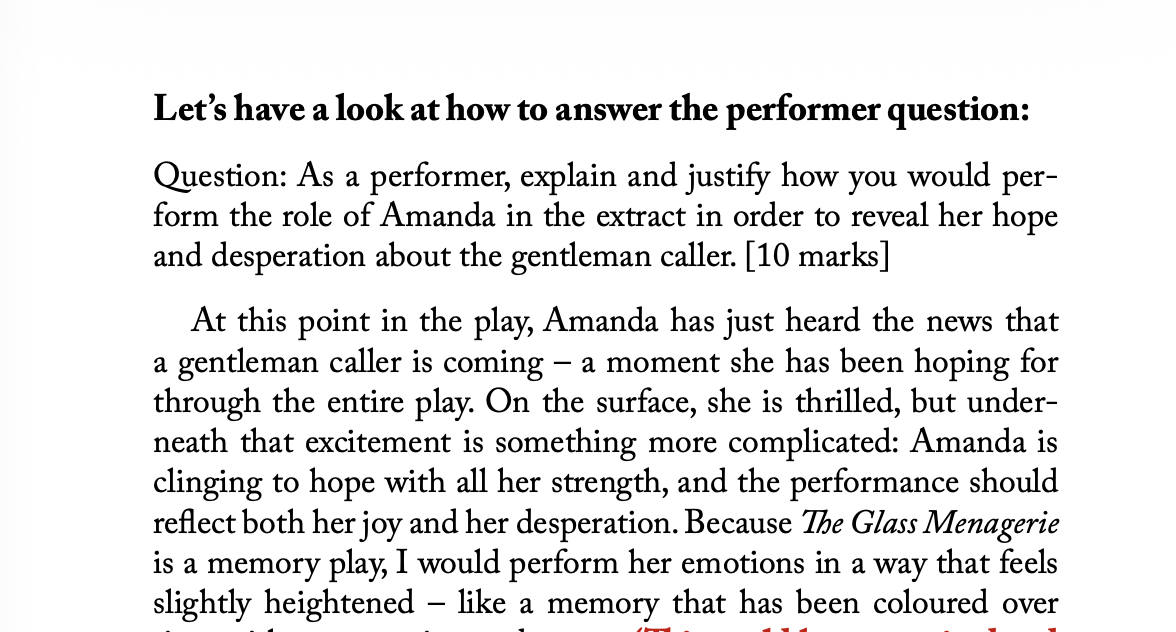 A Level Drama The Glass Menagerie Revision Guide | Teaching Resources
