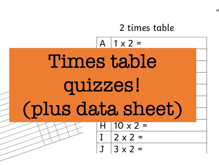 Times Tables | Teaching Resources