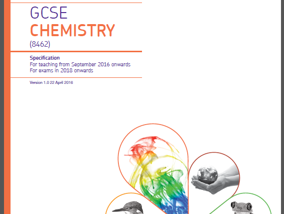 AQA (2018 Exam) GCSE Chem Specs Bookmarked | Teaching Resources