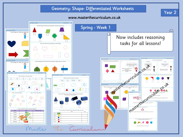 Year 2- Week 1- Spring- Block 3- Geometry: Shape -White Rose Style ...