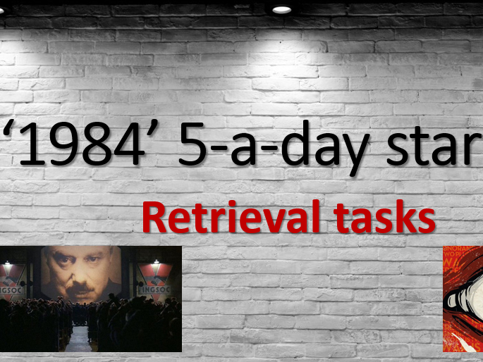 '1984' Retrieval tasks for every chapter IGCSE/IB | Teaching Resources