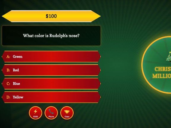 Who Wants to Be a Christmas Millionaire? – Interactive Christmas Quiz ...