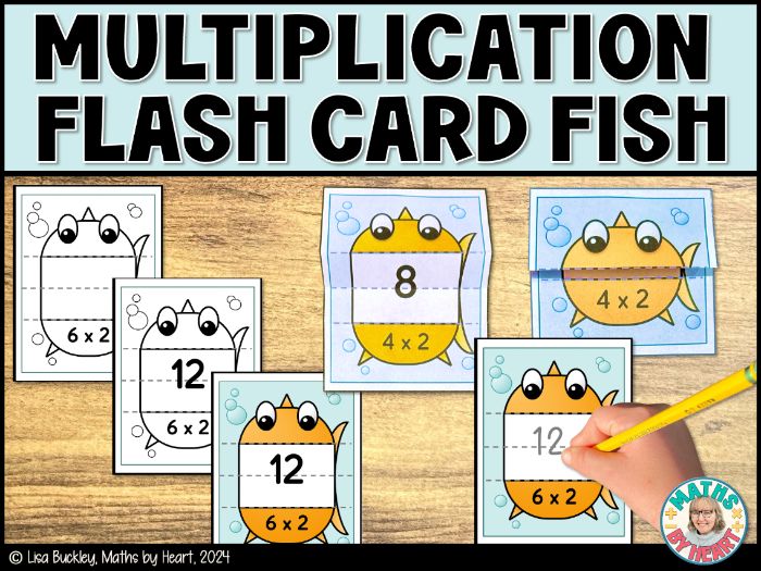 Multiplication Flash Cards for 2 Times Table | Teaching Resources