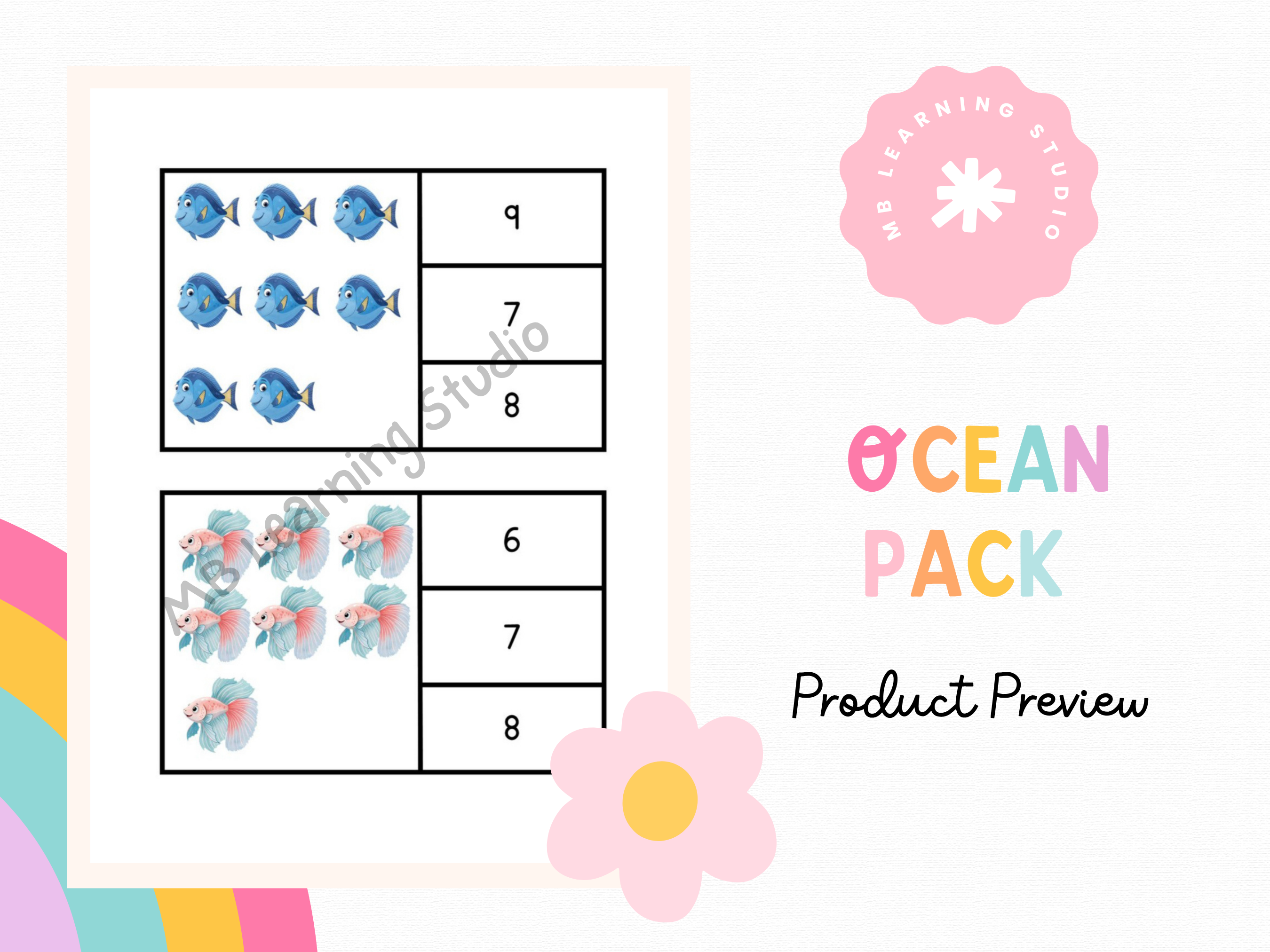 Ocean learning pack - Maths, phonics and more bundle | Teaching Resources