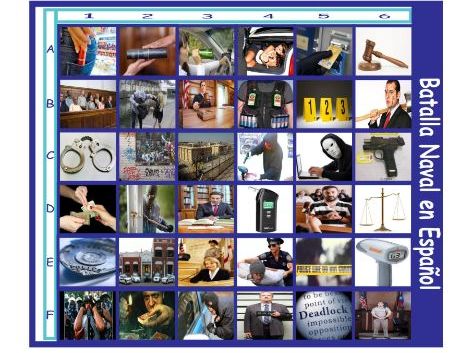 Crime, Law Enforcement, and Courts 6 Spanish Photo Game Bundle ...
