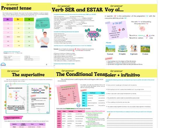 A comprehensive and engaging grammar booklet designed specifically for ...