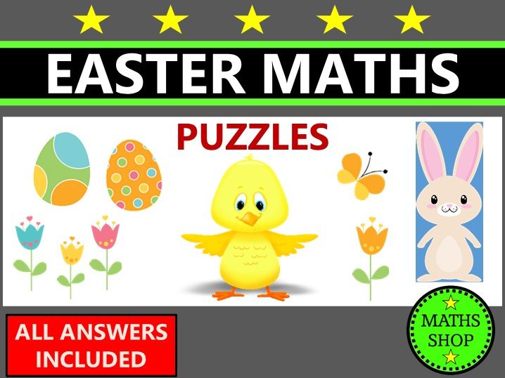 Easter Maths Puzzles St Patricks Day Maths | Teaching Resources