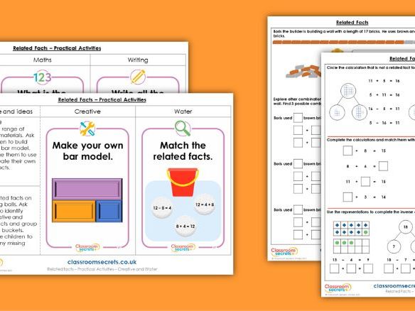 Year 1 Addition And Subtraction Related Facts Maths Activity Pack Year 1 Addition And Subtraction Related Facts Maths Activity Pack