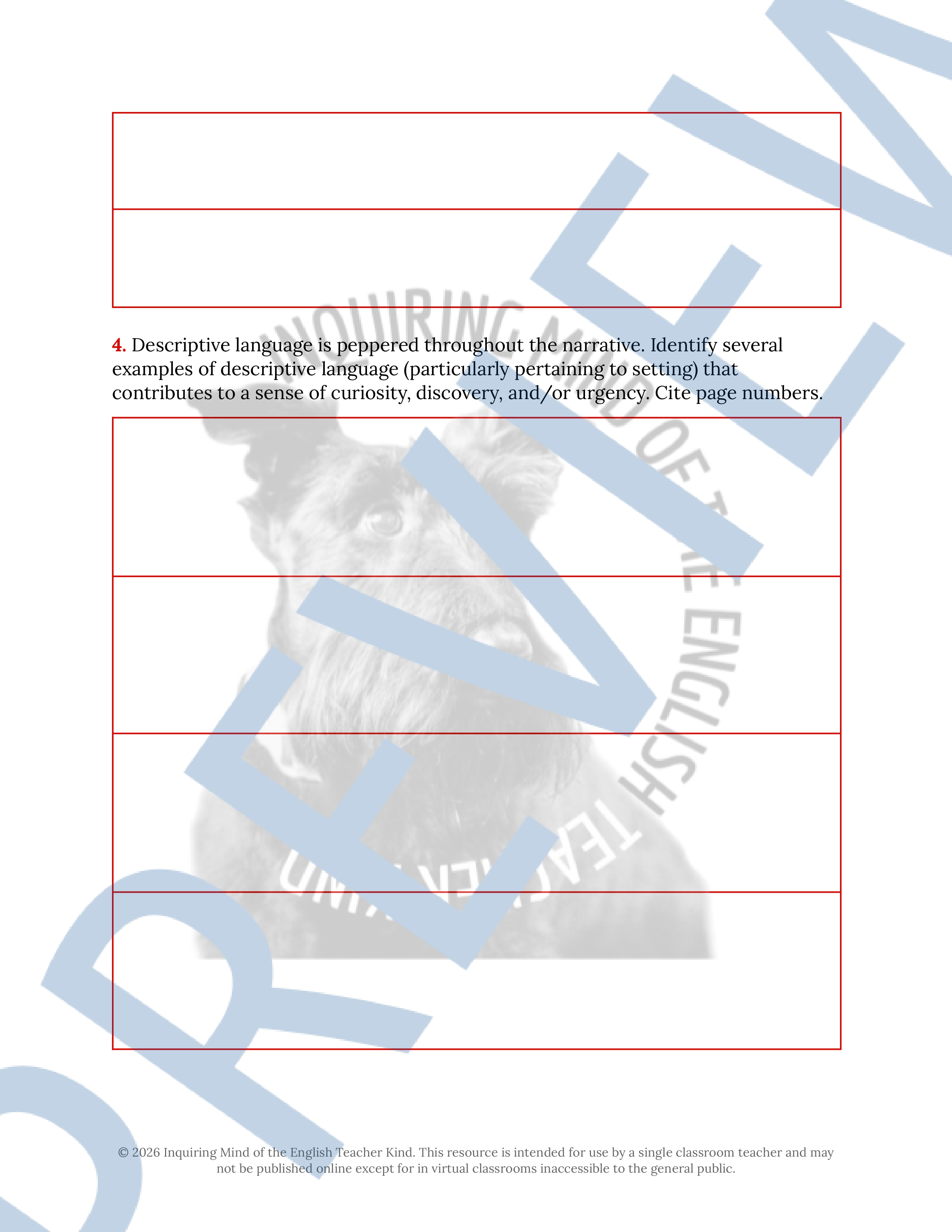 "The Most Dangerous Game" Literary Elements Worksheets | High School ...