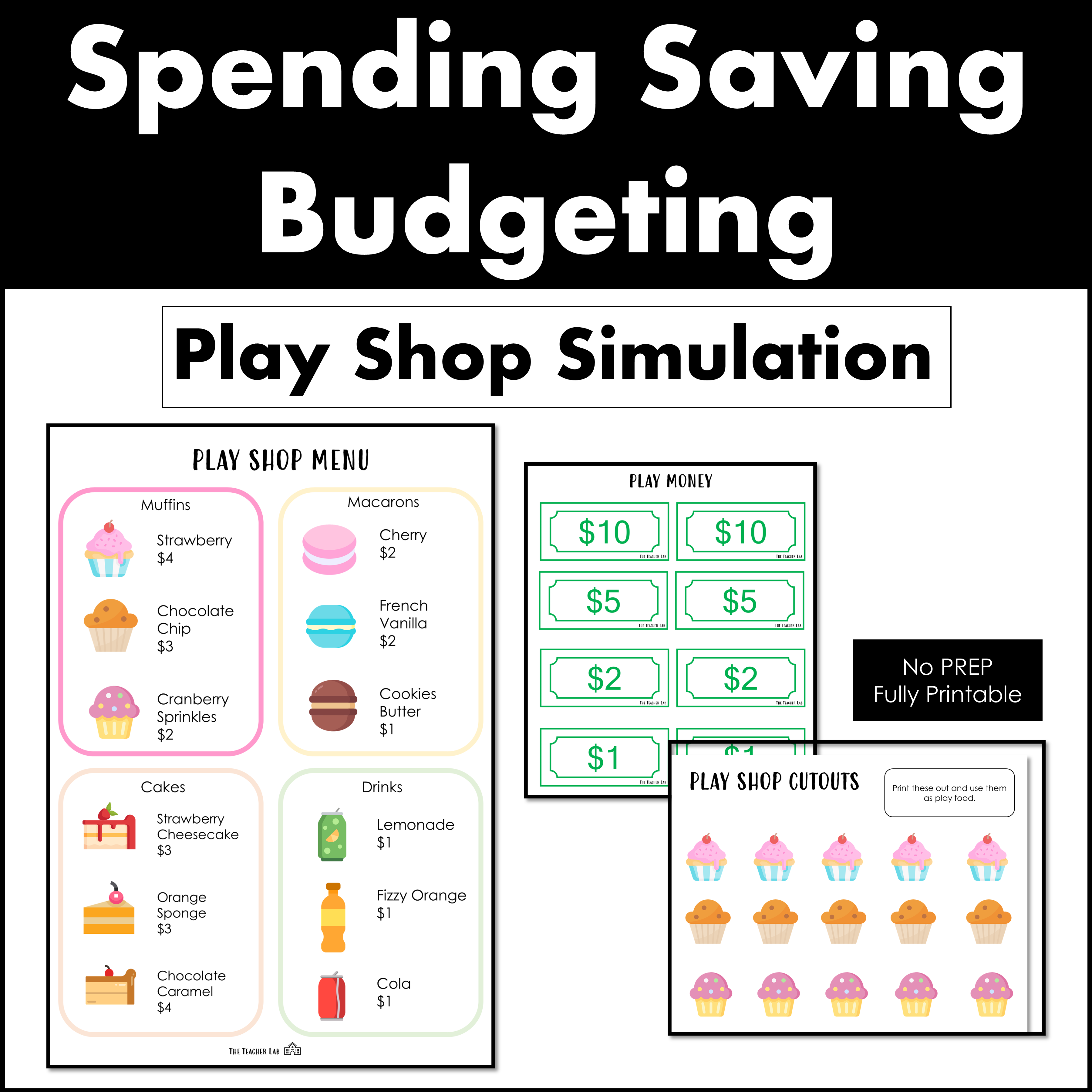 Spending Saving Budgeting Lesson Activities | Teaching Resources