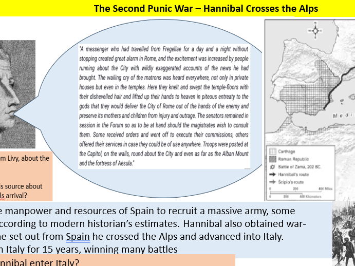 Punic Wars - 1 - 2 - 3. Also includes a knowledge organiser | Teaching ...