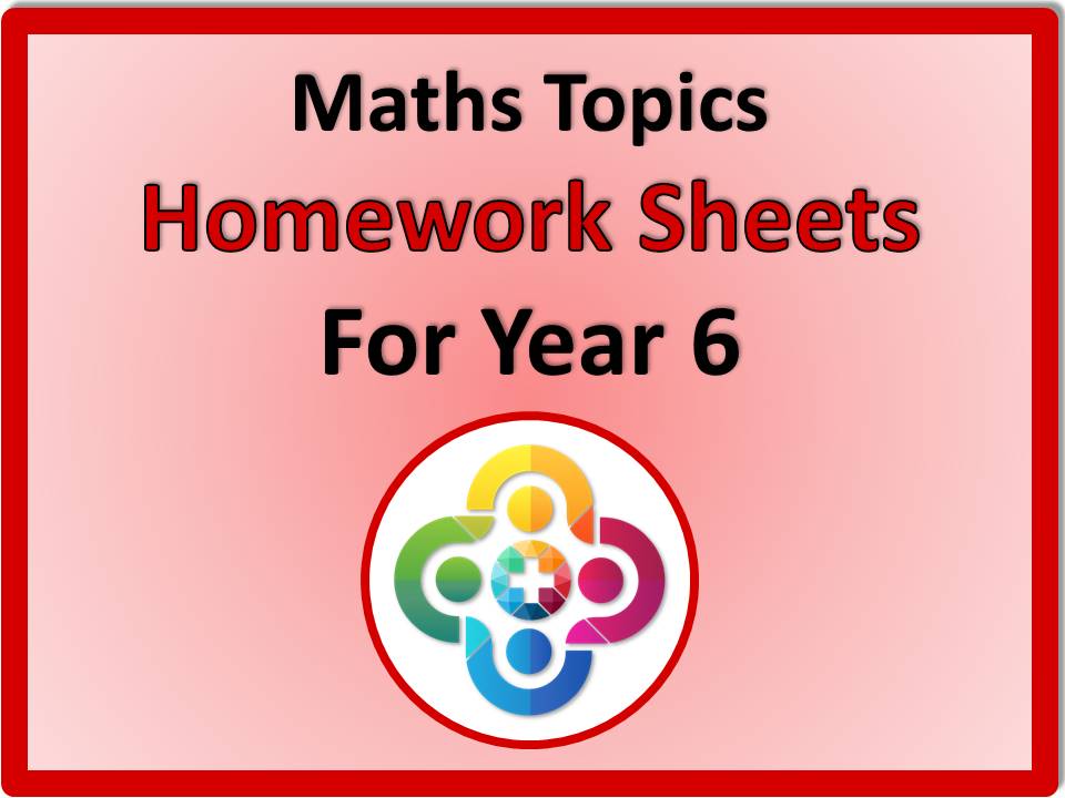 Maths Homework Year 6 By Magictrickster Teaching Resources Maths Homework Year 6 By Magictrickster Teaching Resources