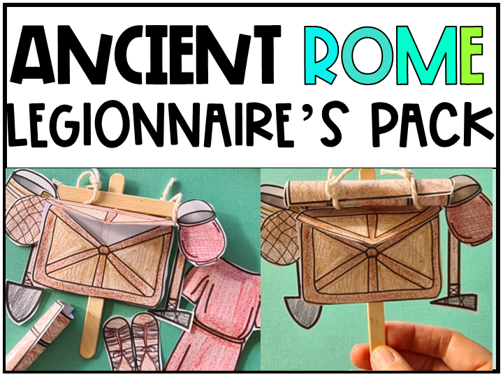 Ancient Rome Legionnaire's Pack Craft, Hands-on Roman History Marius's ...