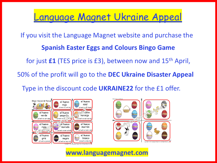 Spanish Colours Bingo Game | Teaching Resources