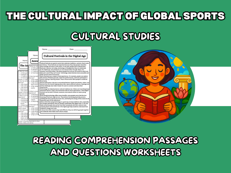 The Cultural Impact of Global Sports Reading Comprehension Passages and ...