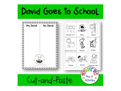 David Goes to School Sequencing Activity | Teaching Resources