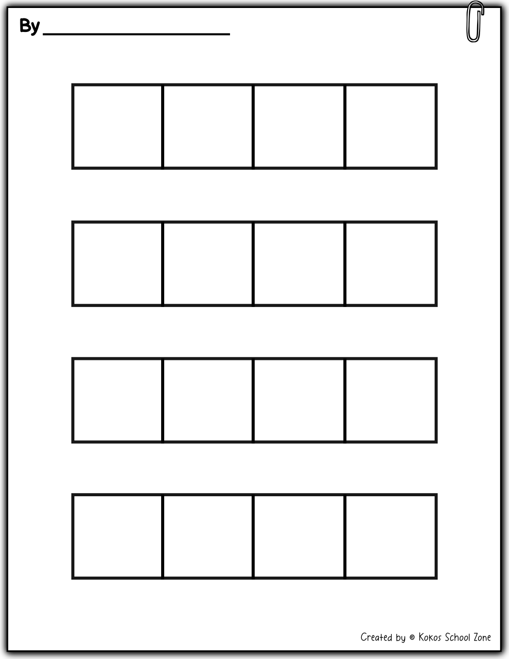 Elkonin Sound Boxes Template (4 Pages) - Orthographic Mapping & Phonics ...
