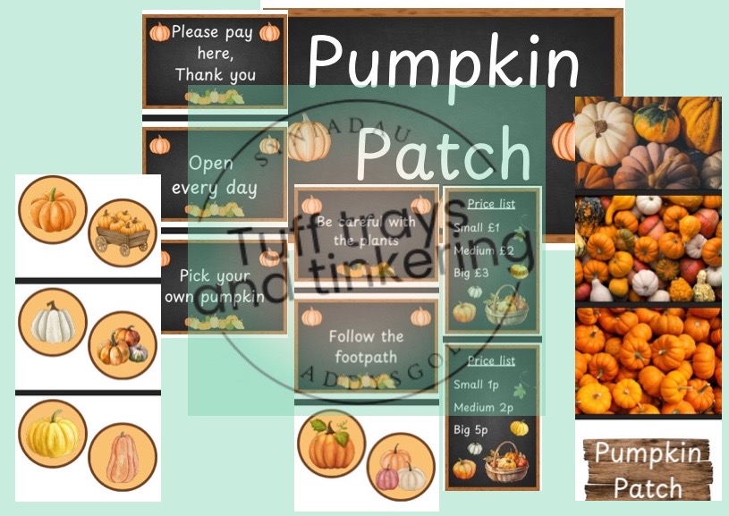 pumpkin patch autumn role play enhanced provision ks1 foundation phase ...