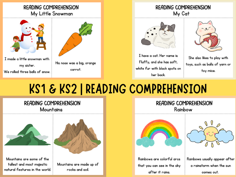 KS1 & KS2 | 115-PAGE READING COMPREHENSION BOOKLET | Teaching Resources