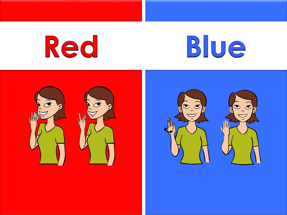 Sign Language ASL Classroom Color Posters Teaching Resources