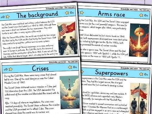 The Cold War - Flashcards | History | Key Events | Major Figures ...