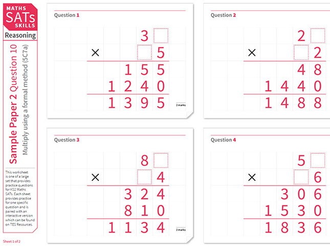Primary mathematics teaching resources: Number | TES
