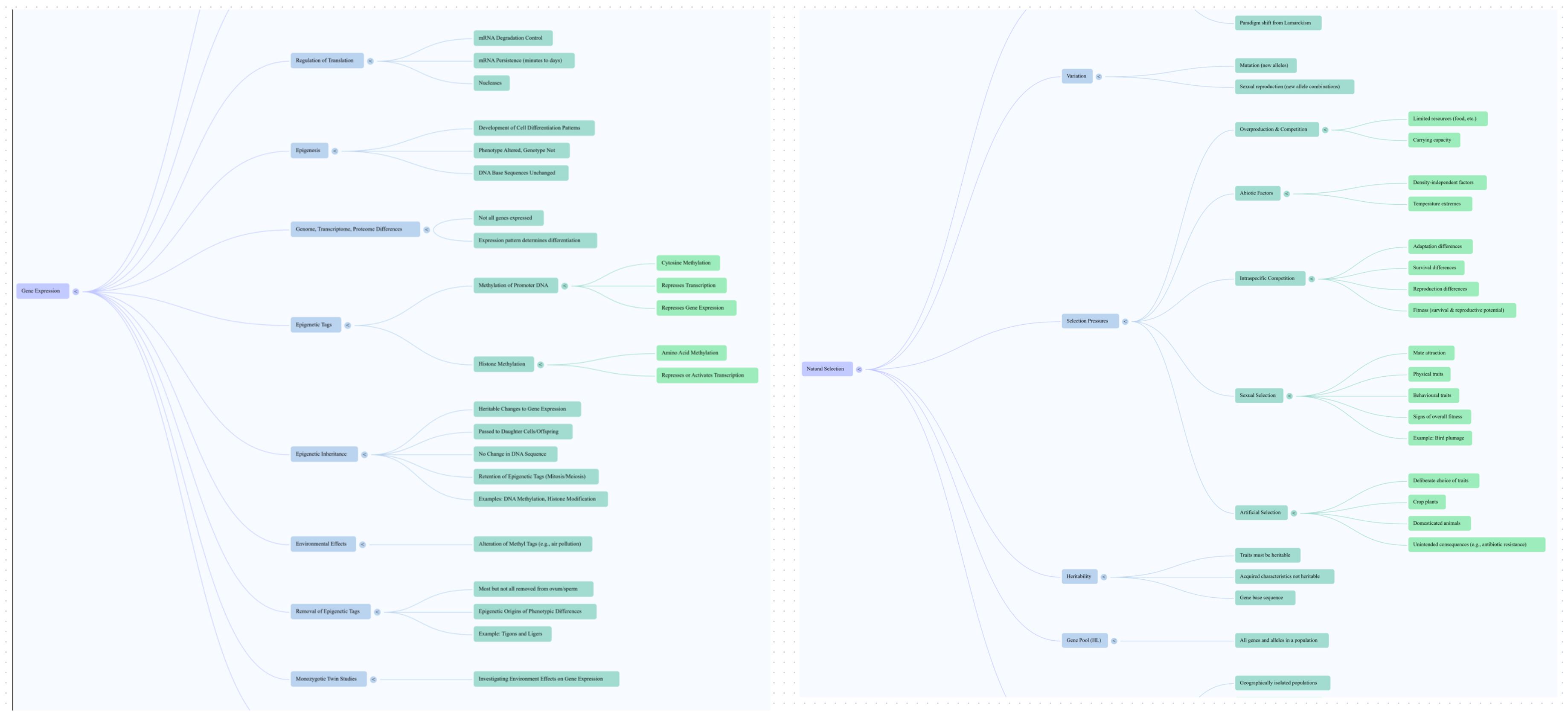 IB DP Biology Full 2-Year Syllabus Mind Maps Topic Maps for Key ...